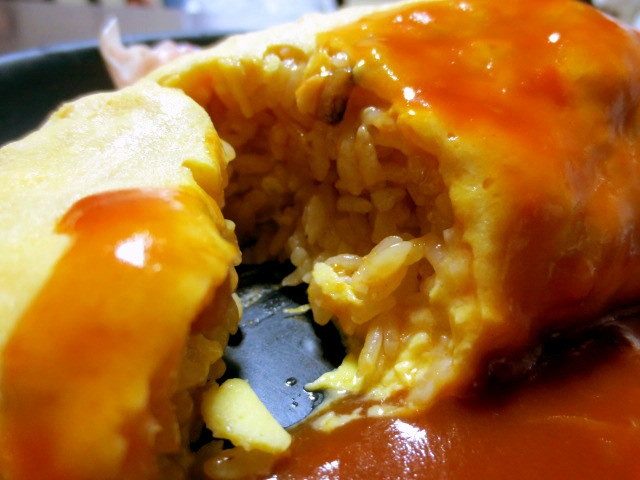The first Omu-rice in Japan! “Hokkyokusei Shinsaibashi main branch ...