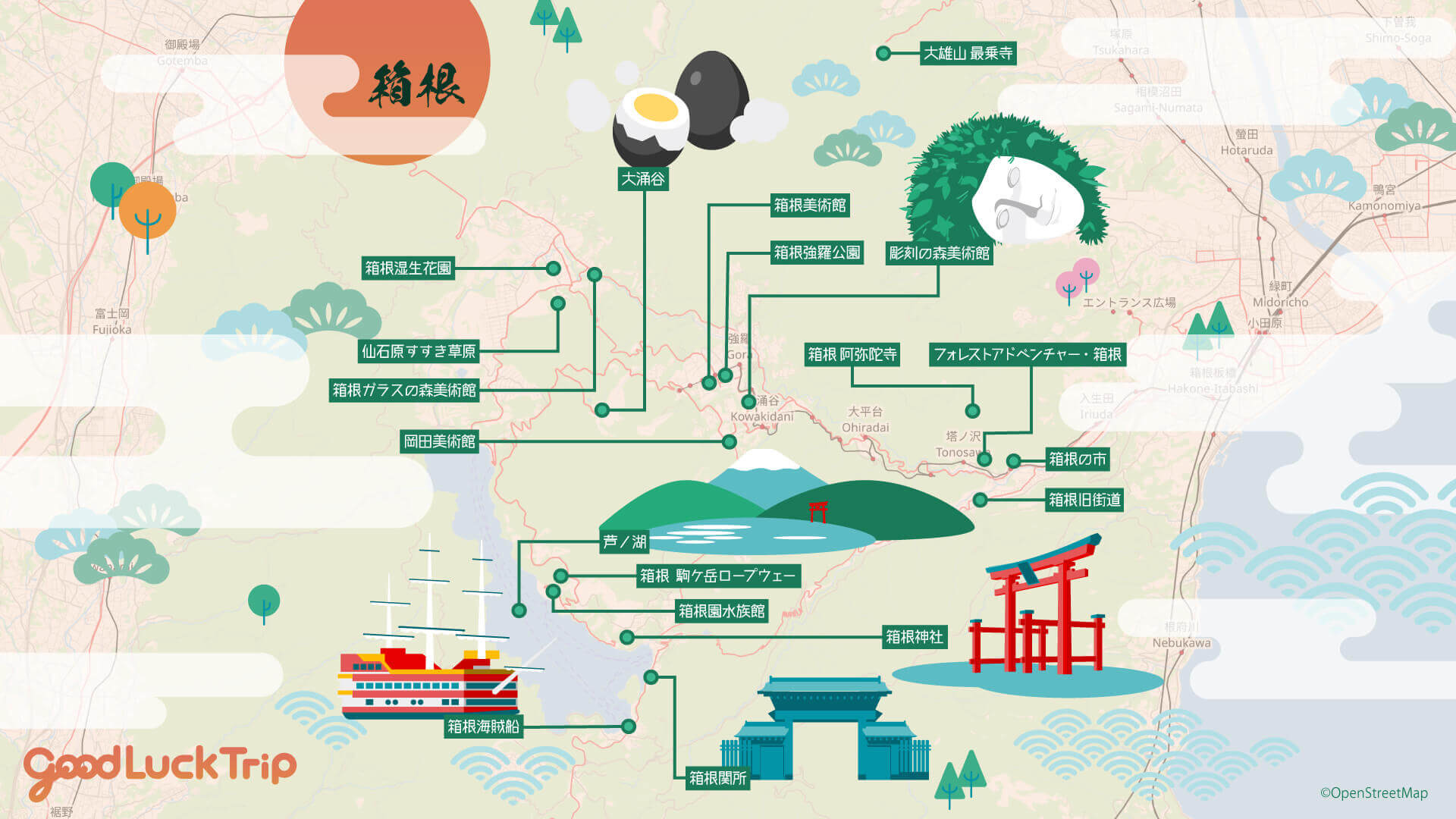 箱根観光 マップ, 箱根 地図 観光 わかりやすい – GRVIFZ